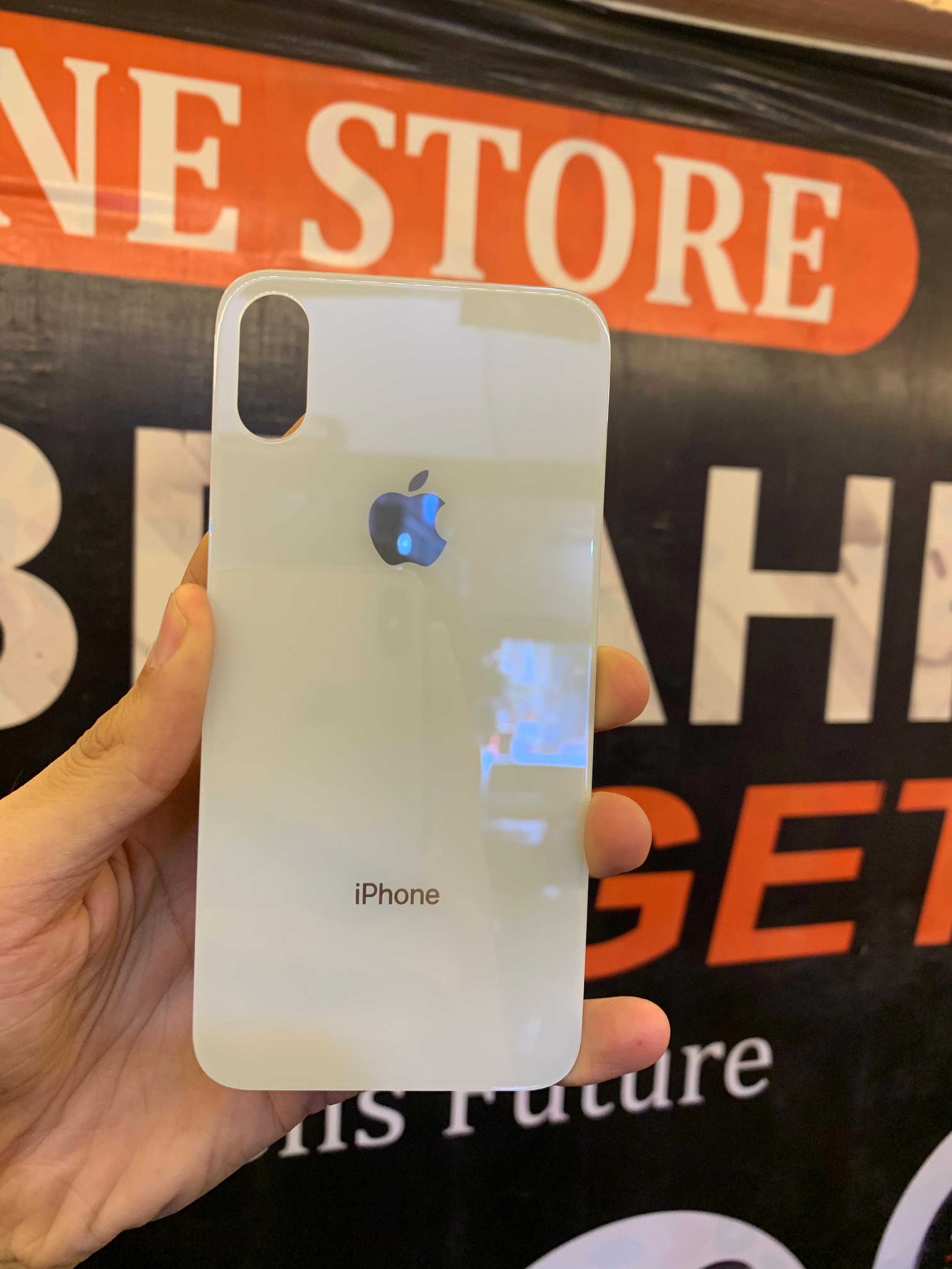 Iphone x Back Glass original | Black & White available | replacement ...