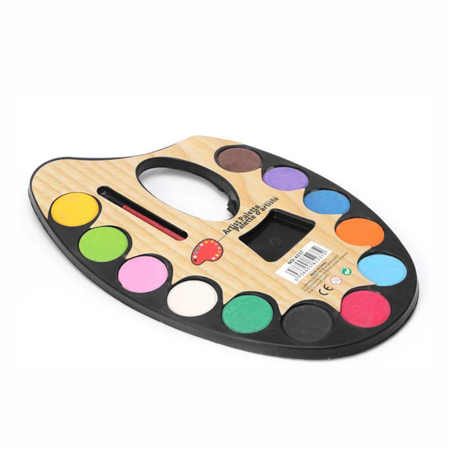 Openness - Kids Paint Tray - 12 Water Colors with Brush for Drawing ...