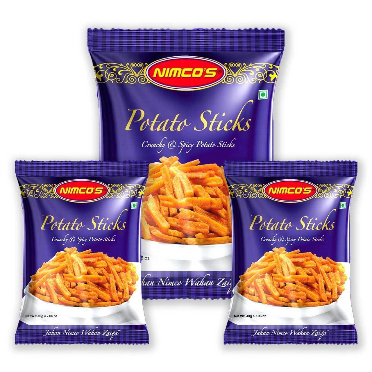 Nimco's Spicy Potato Sticks 40g Pack of 3 | Daraz.pk