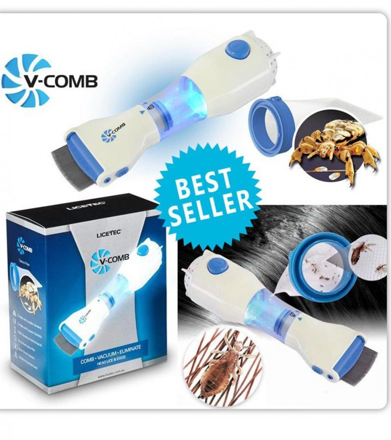 V Comb Electronic Head Lice Removal Machine Anti Lice Machine V - comb ...