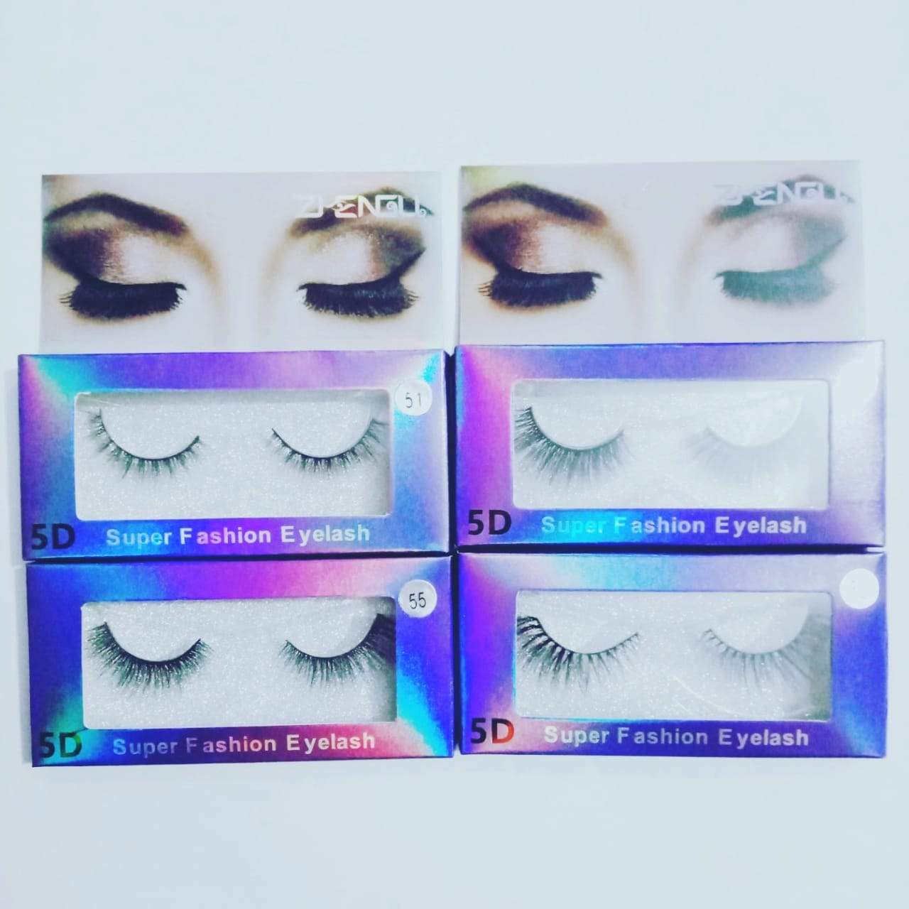 Pack Of 4 Professional Super Fashion Eye Lashes 3d & 5d Price in ...