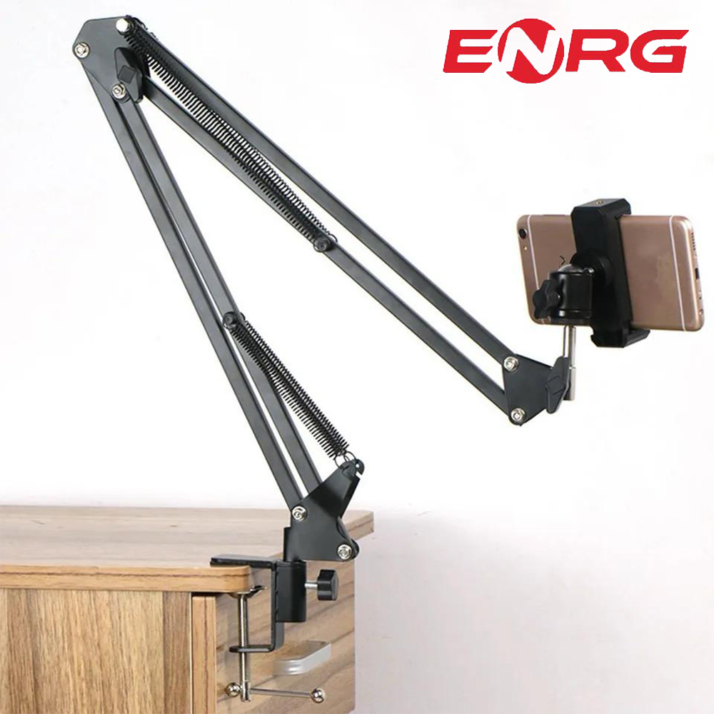 ENRG Adjustable And Foldable Scissor Arm Stand For Mobile With ...