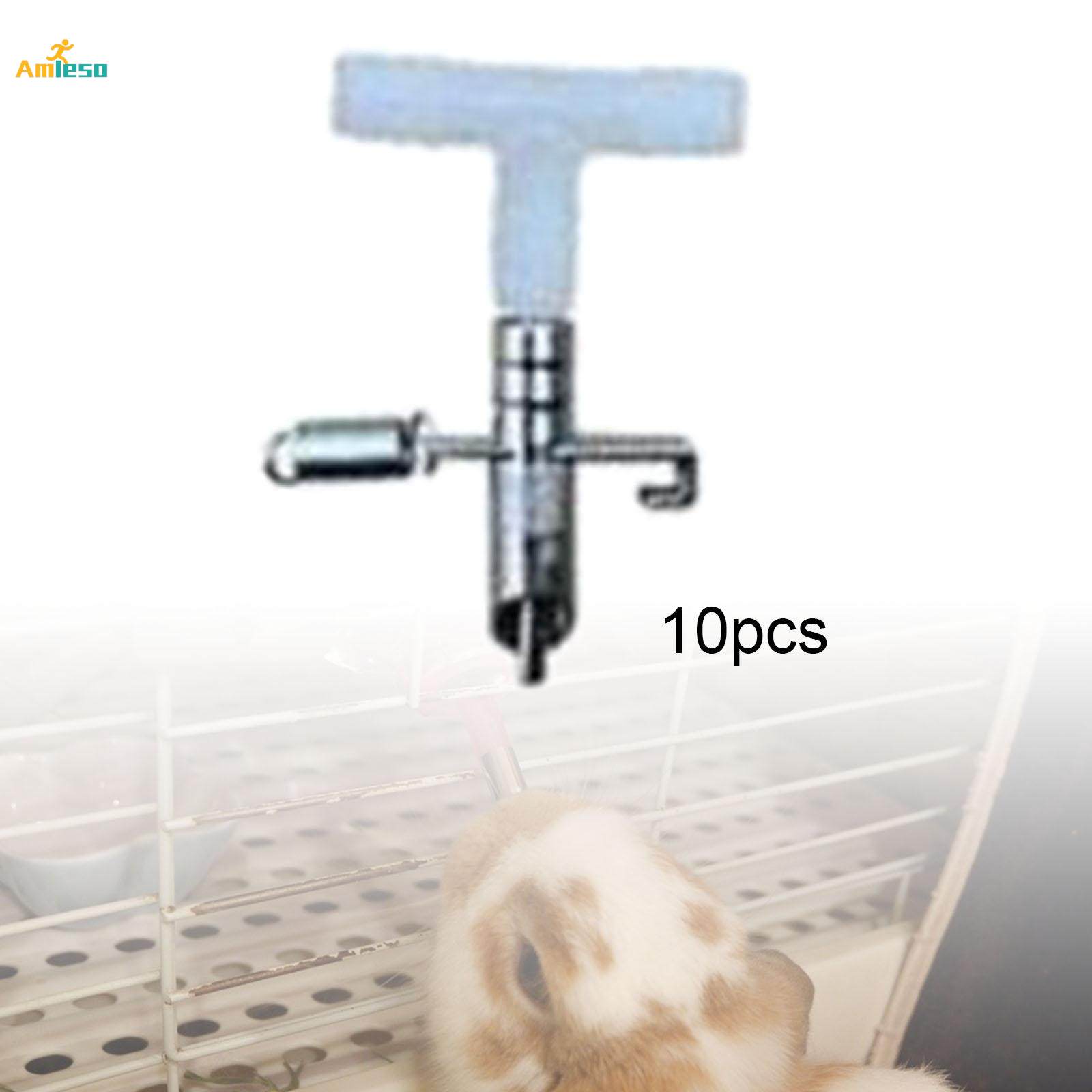 Automatic Rabbit Water Nipple Drinker Feeder Farm Animal Supplies for ...
