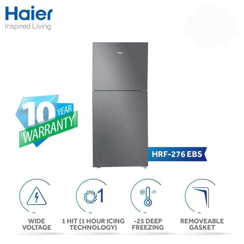 Haier HRF 276 EBS EBD Refrigerator 10 CFT 246 Ltr Metal Door E-Star ...