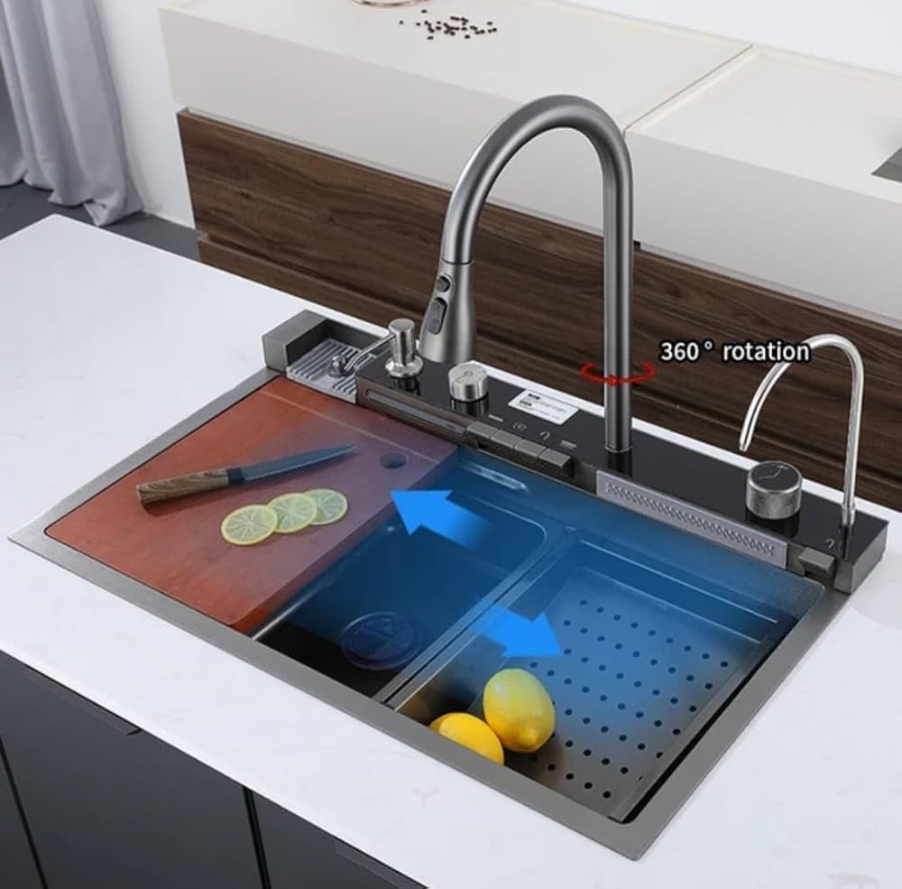 30x18 inches Multifunction kitchen sink - Piano kitchen sink ...