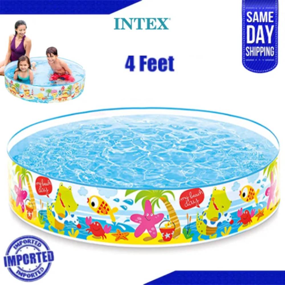 INTEX Swimming Pool Non-Inflatable Swimming Pool for kids - SIZE (4FT ...