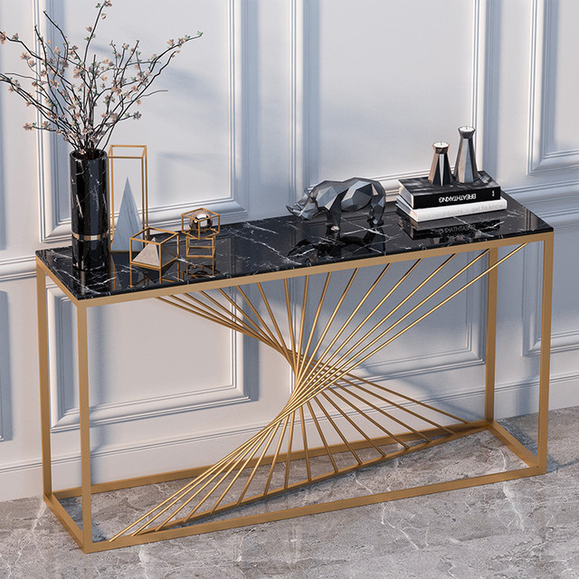 New Model Console Fancy Hallway Console TV Lounge Metal Console Table ...