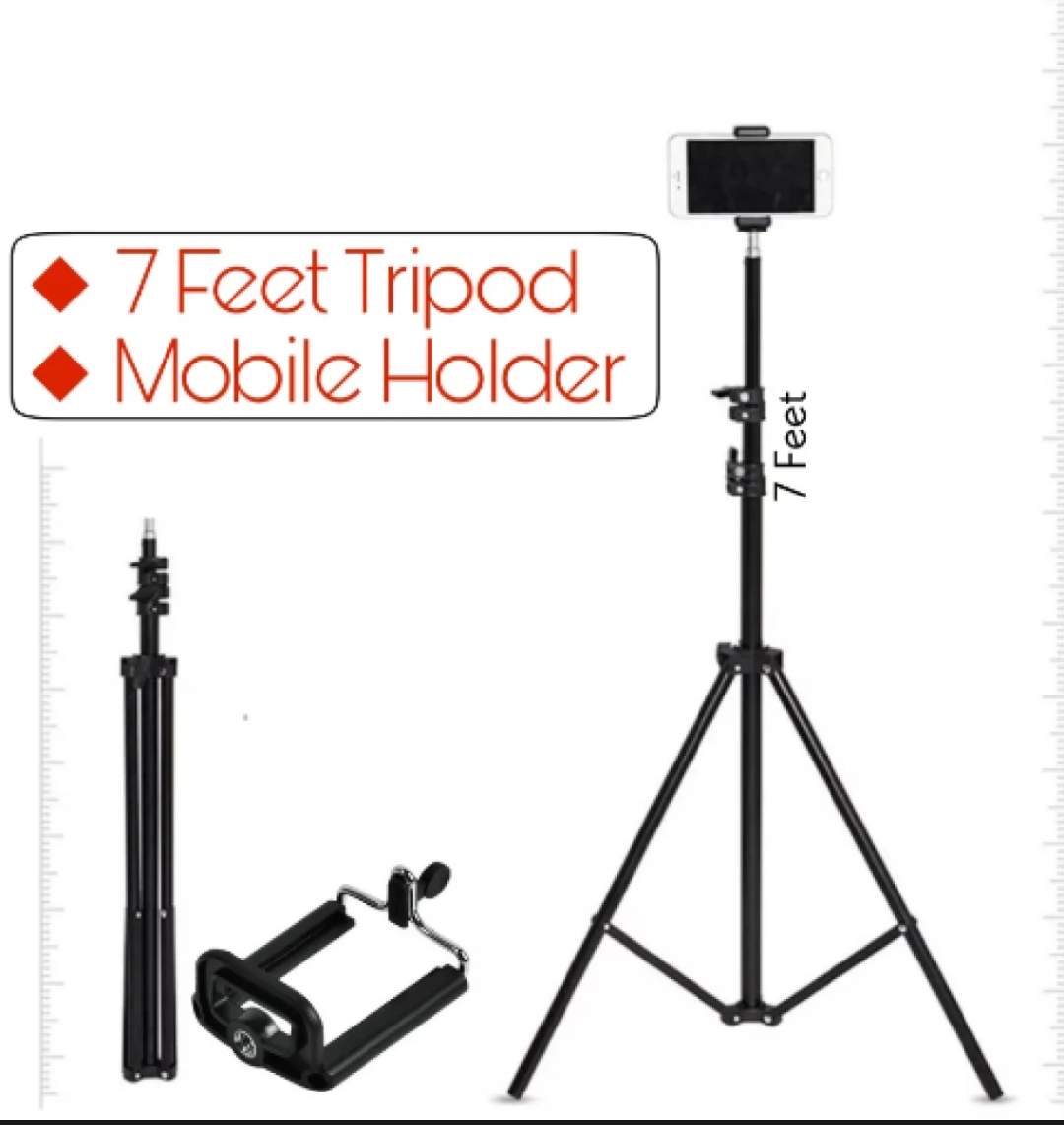 7 feet tripod stand for Ring Light, Videography, Photography, Tiktok ...