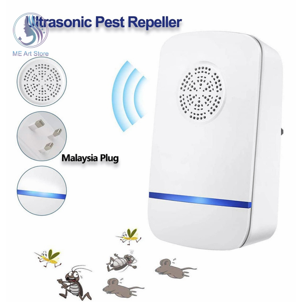 Premium Electric Ultrasonic Pest Repeller Indoor Chemical-Free Control ...