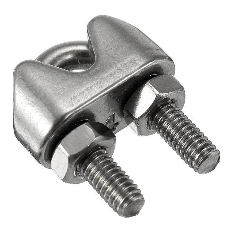 helper M2 M3 M4 M5 Wire Rope Clip 304 Stainless Steel Cable Rope Clamp ...