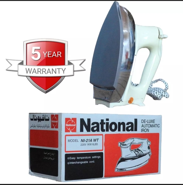 GENUINE National Deluxe Automatic Dry Iron NI-21AWT - National Iron ...