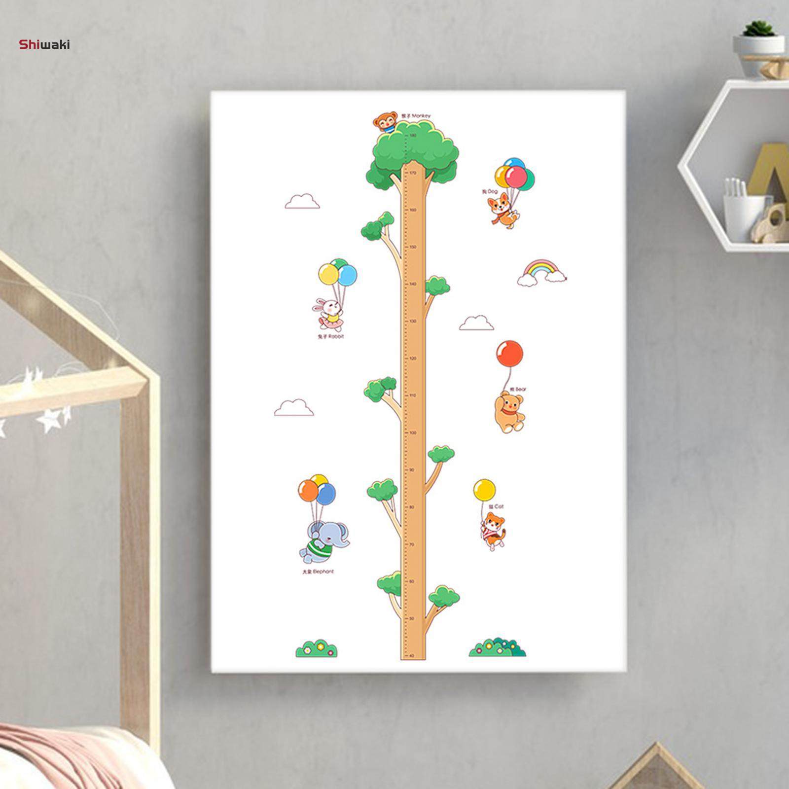Height Growth Chart Wall Sticker Max 180cm Wallpaper for Corridor ...