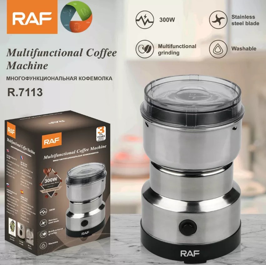 RAF Multifunctional Electric Masala + Coffee Grinder and Dry mill R ...