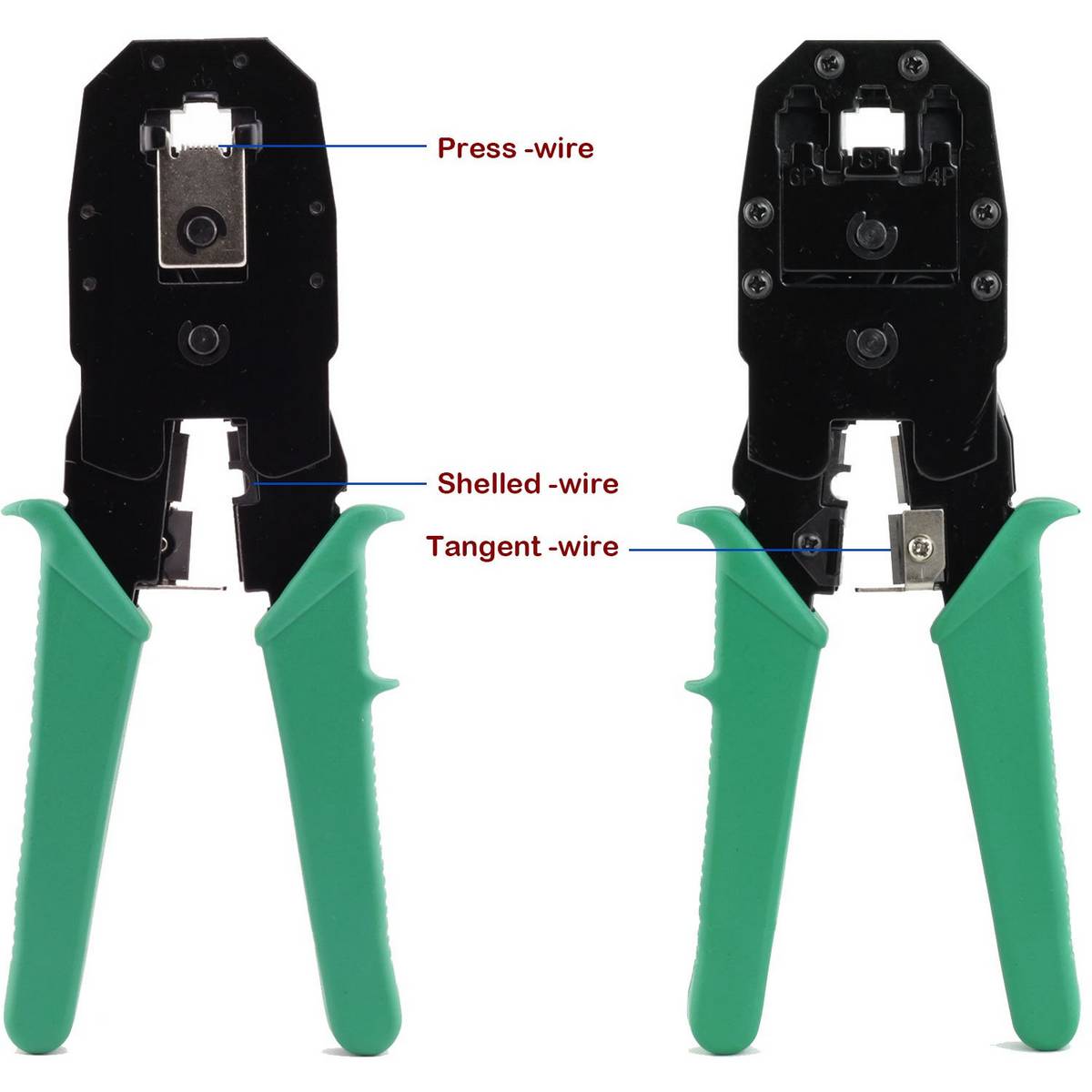 RJ45 RJ11 NetWork Cable Crimping Tool RJ11 RJ12 RJ45 Crimpe for Network ...
