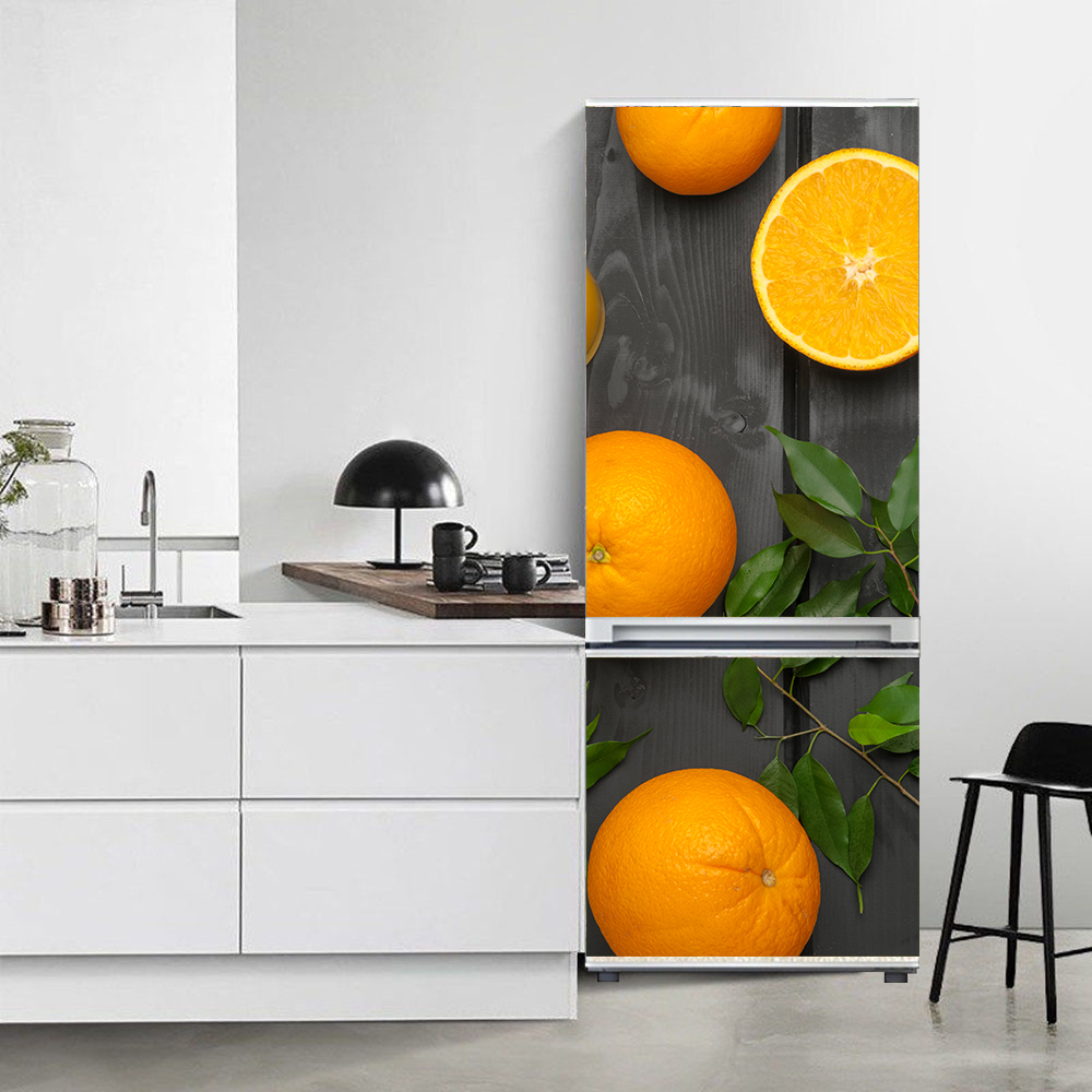 Elegant Nature Love Fridge Stickers, Door Wrap, Self-adhesive ...