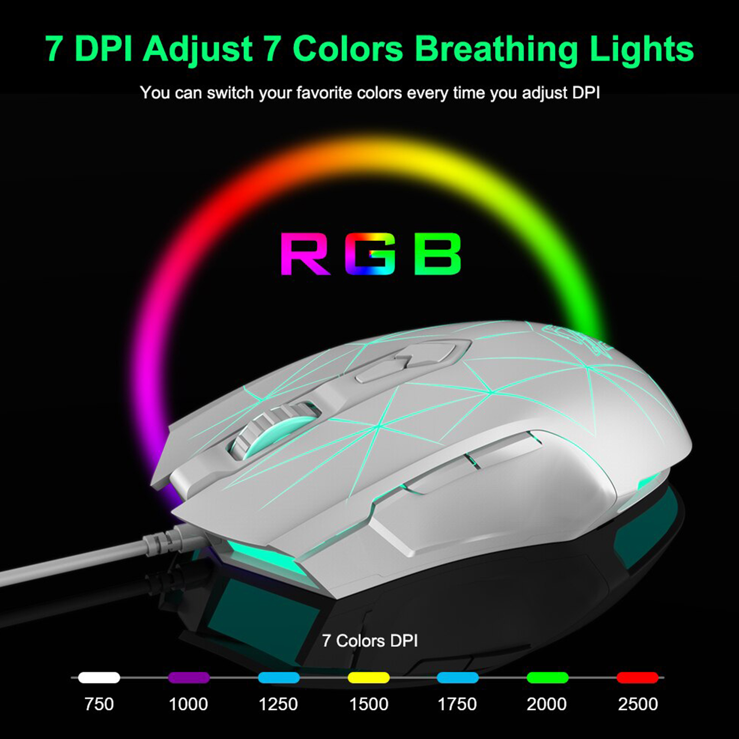 Gaming Mouse - RGB Gaming Mouse - RGB - Wired Gaming Mouse ...