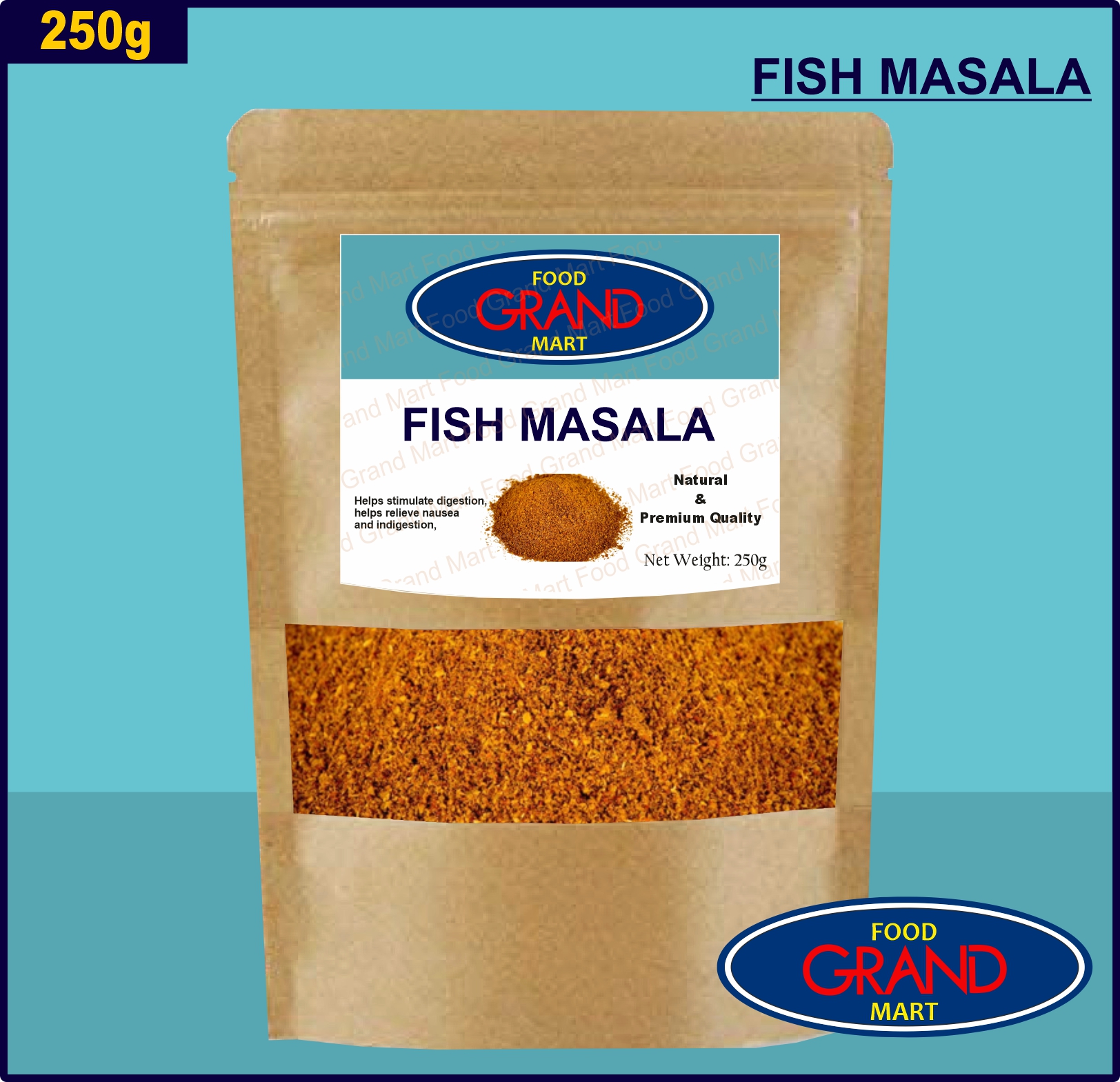 Fish Masala ( Machli Masala ) - 250 Grams | Daraz.pk
