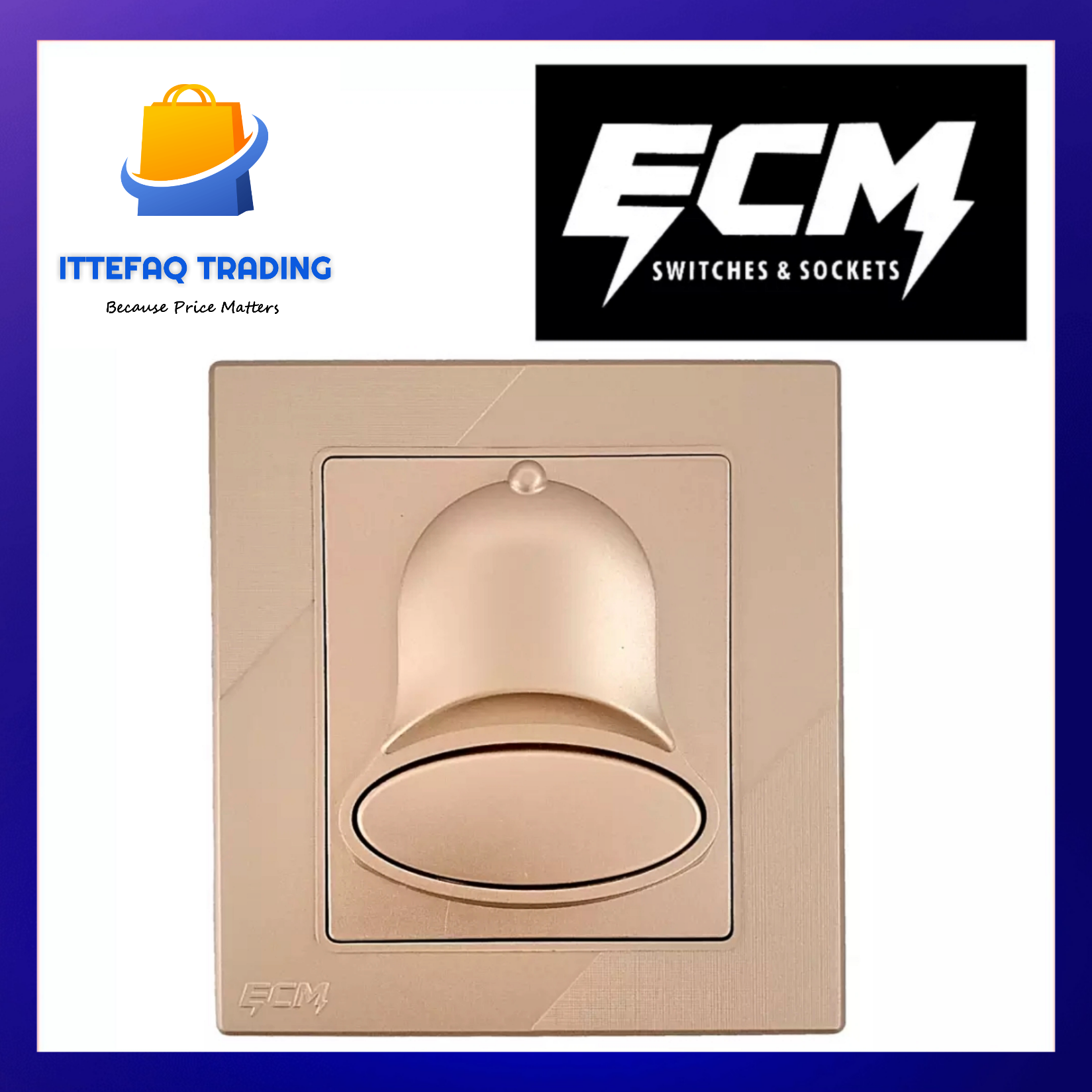 Door Bell Push Switch Waterproof China Fitting Sheet Bell Push Button Metal Series ECM | Daraz.pk