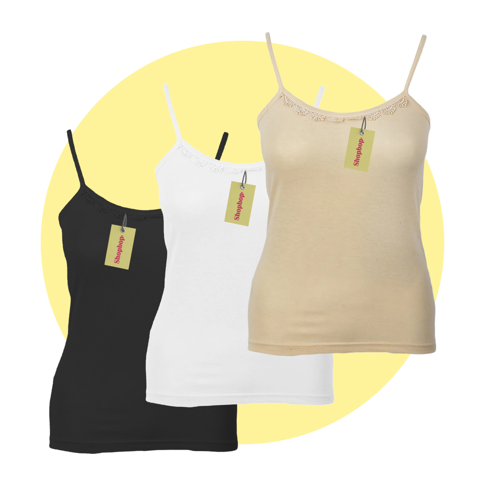 SHOPBOP Pack of 3 Camisole for Girls Tanktops for women Shameez Thin ...