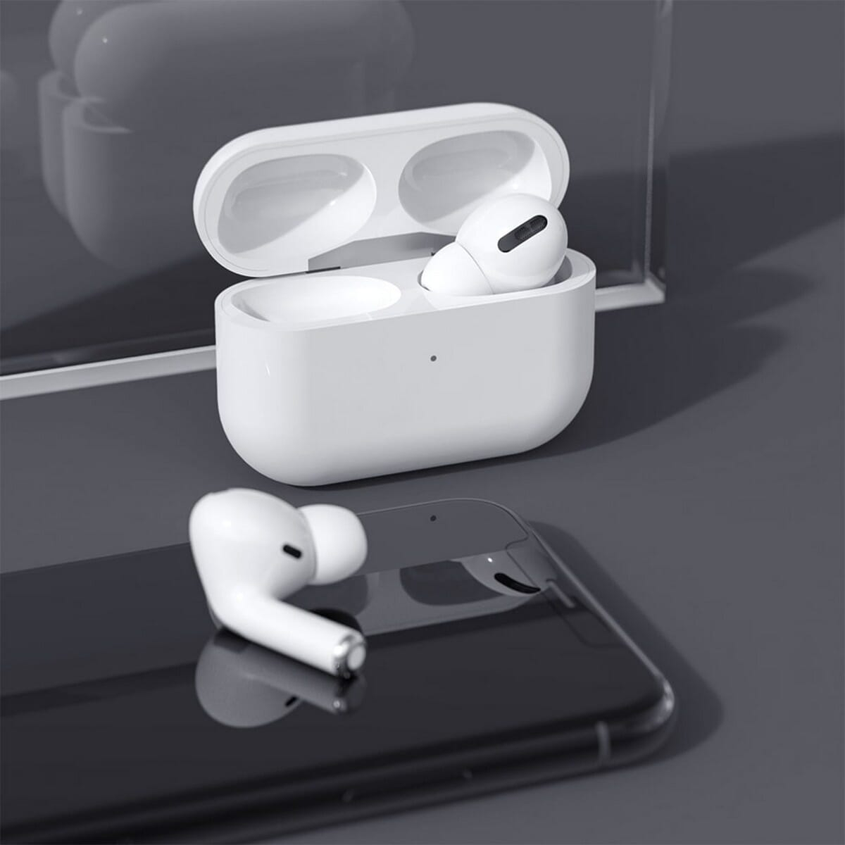 AirPods Pro Wireless Earbuds Bluetooth 5.0, Super Sound Base, Charging ...
