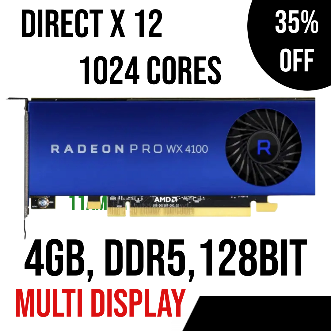 PRADEON WX4100 [4GB,GDDR5,128BIT, DX12] GRAPHIC CARD | Daraz.pk