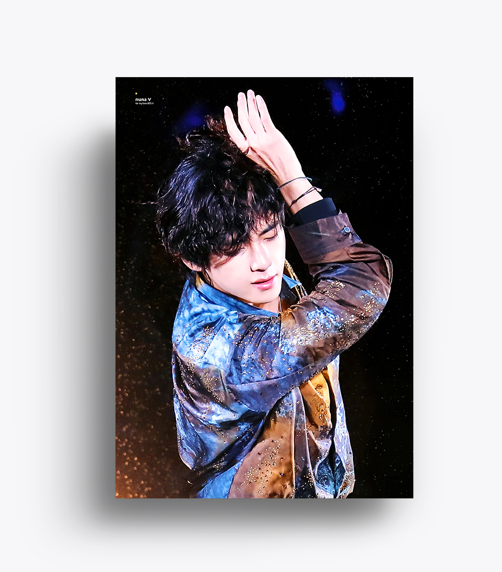 Bts Bangtan Boy V Kim Tae-hyung Kpop Poster | Daraz.pk