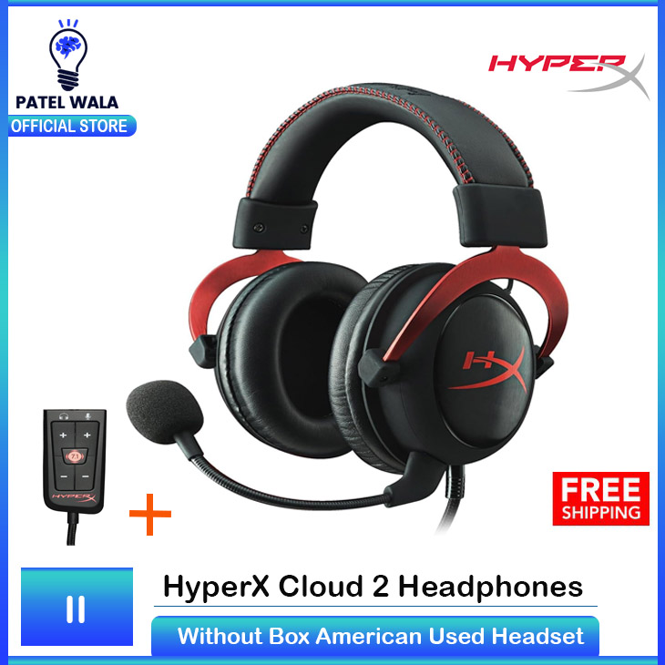 HyperX Cloud 2 II - Gaming Headset, 7.1 Surround Sound, Memory Foam Ear ...