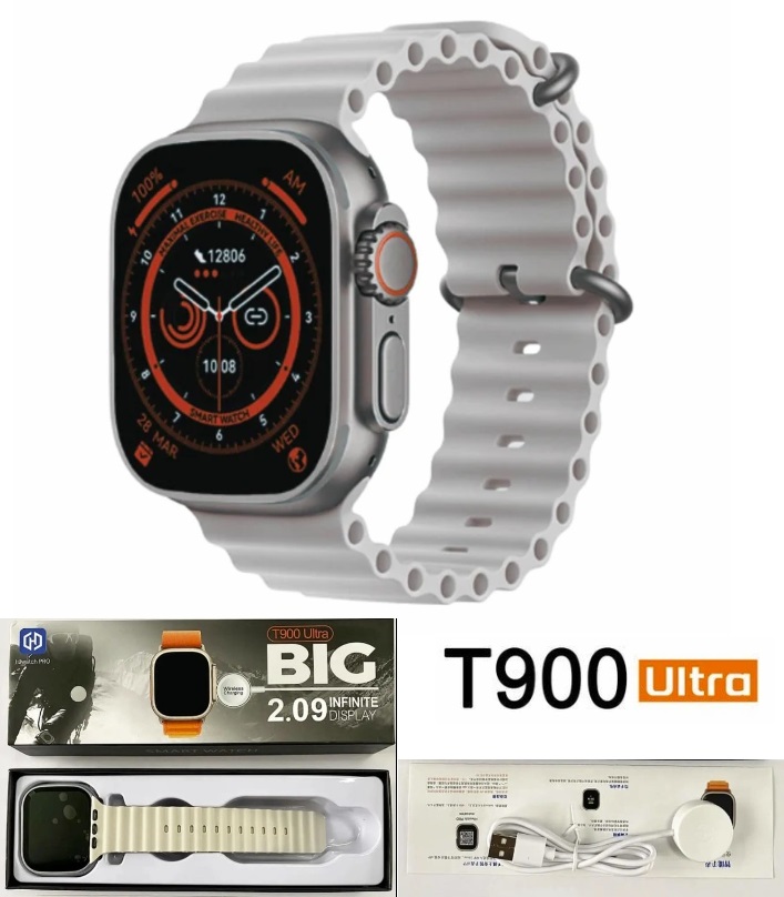 T900 Ultra Smartwatch Series 8 - 49mm Bluetooth Sports Watch, 2.09 Inch Big Display | Daraz.pk