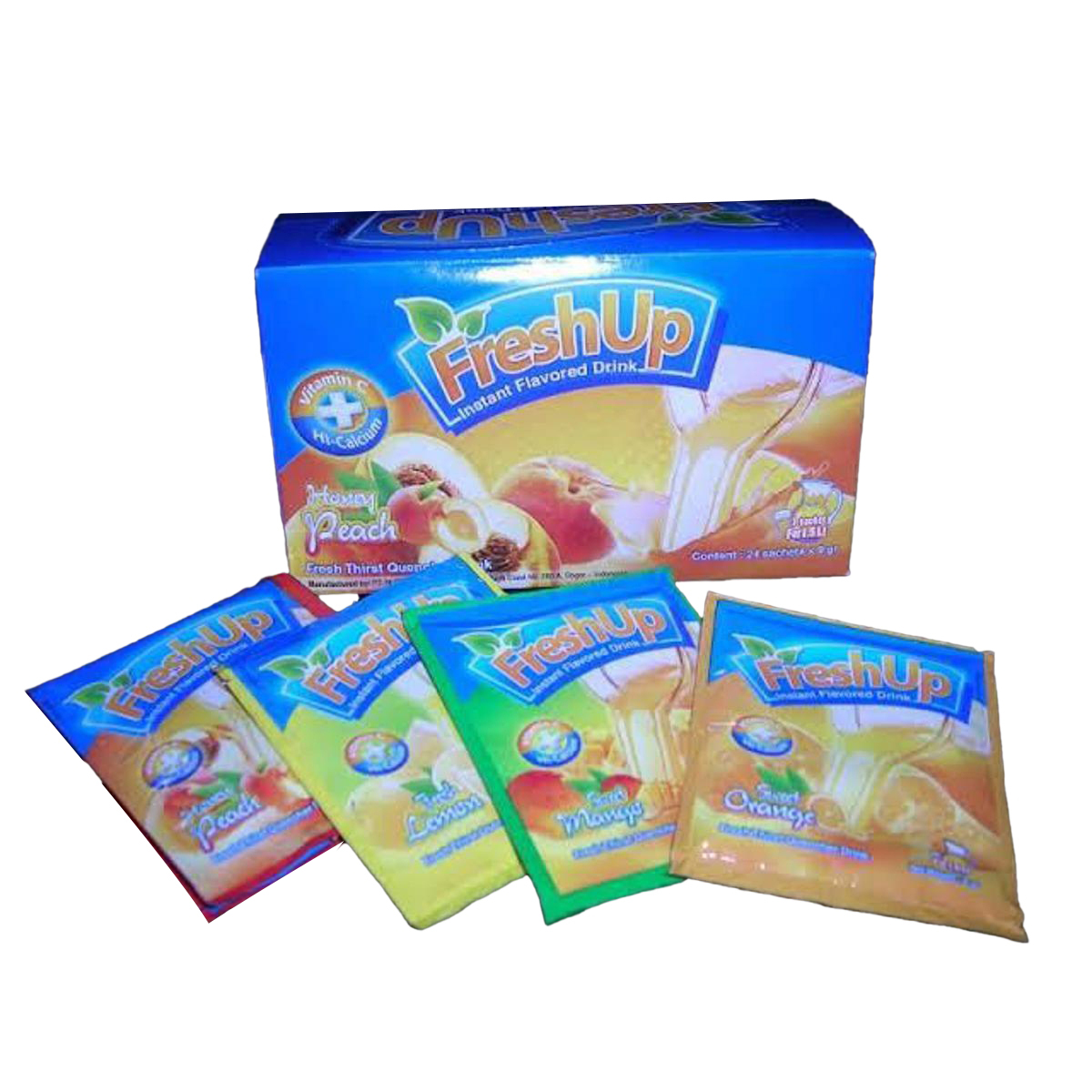FRESH UP ORANGE FLAVOUR DRINK. 1 BOX .. 24 SATCHE(Each Satche Make 1.5 ...