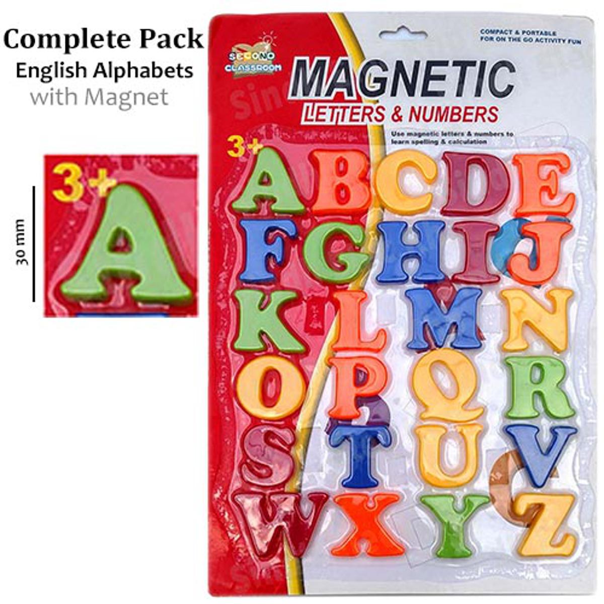 BWS Magnetic English Alphabhet Letter Refrigerator Magnets Learning ...