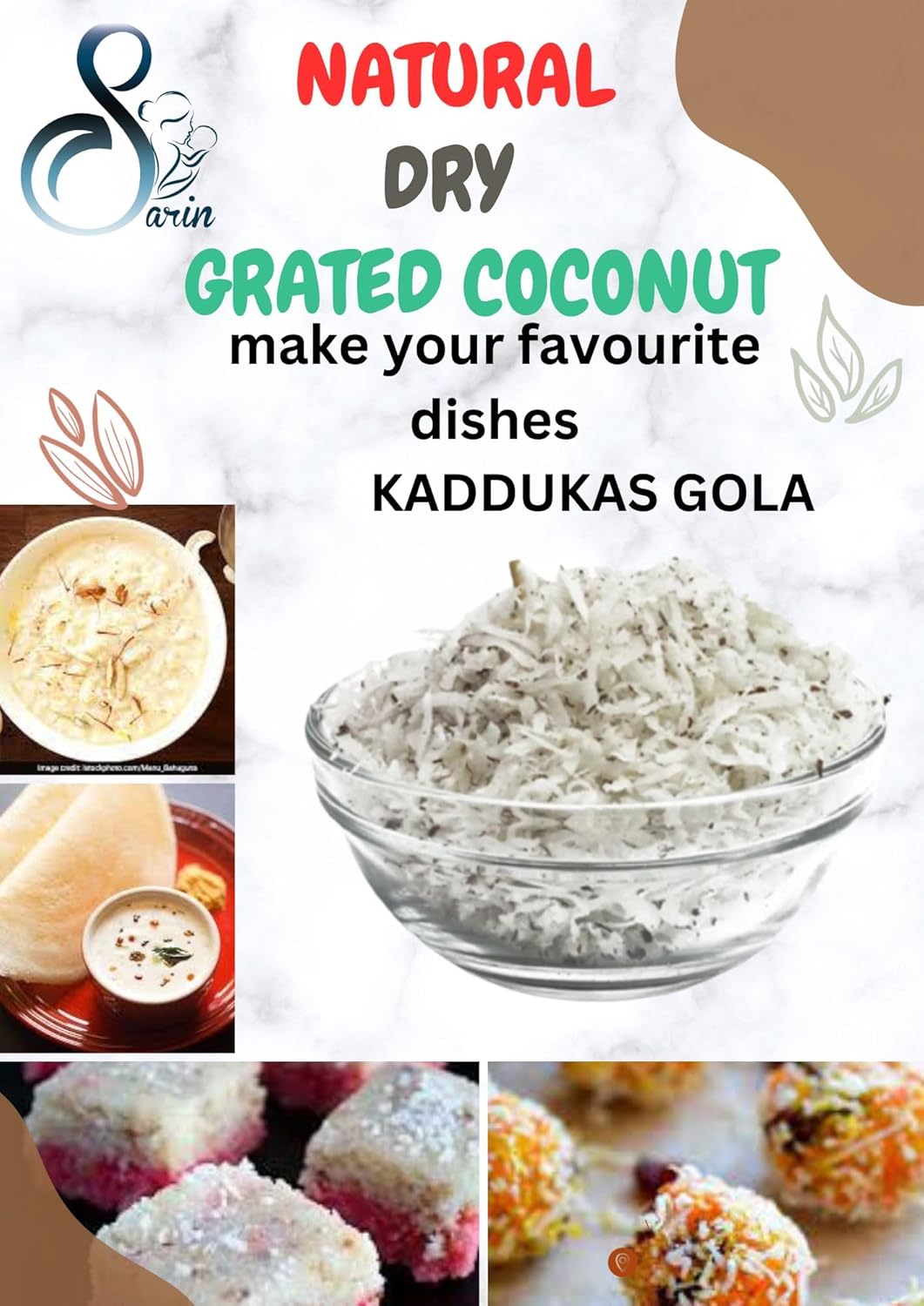 Coconut(500g) or Coconut Powder (500g) Combo Pack| 500 1 kg | Daraz.pk