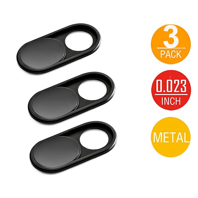 Laptop Camera lens Webcam Cover Fisheye Slider Ultra Thin Metal Web ...