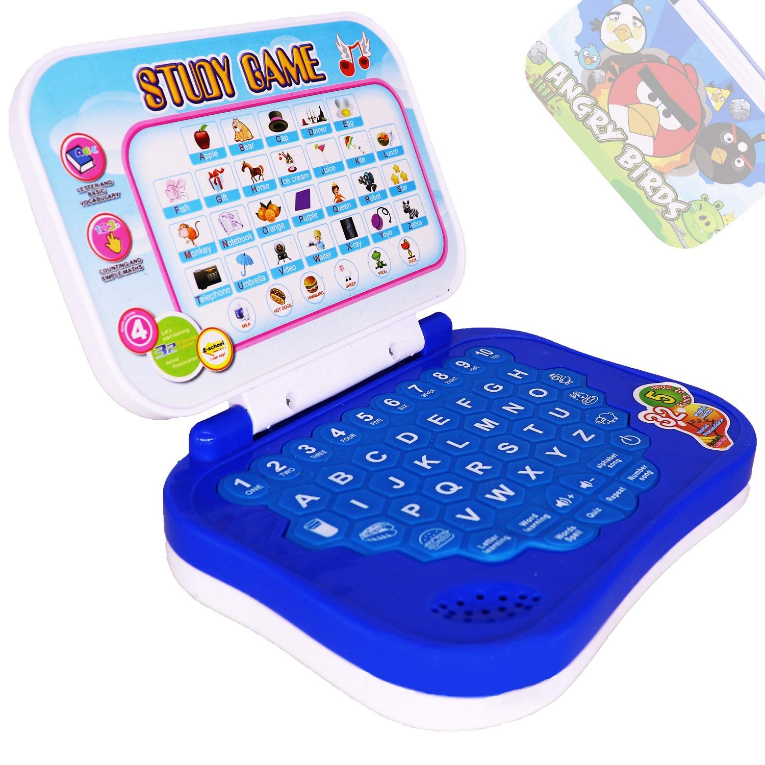 English Learning Laptop Toy: Educational Computer for ABCs, Numbers ...