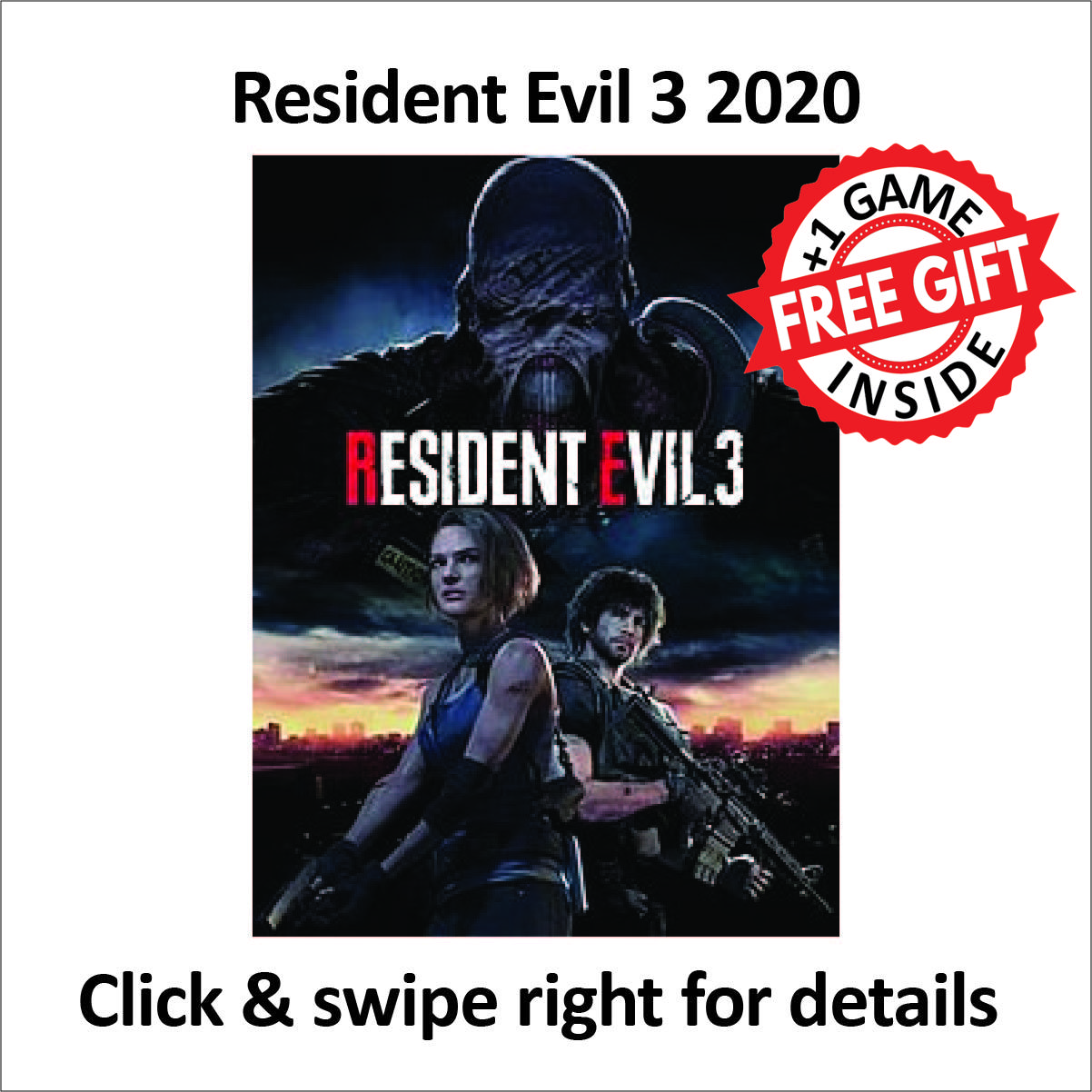 Resident Evil 3 2020 Game For PC (Google Drive/ Mediafire) | Daraz.pk
