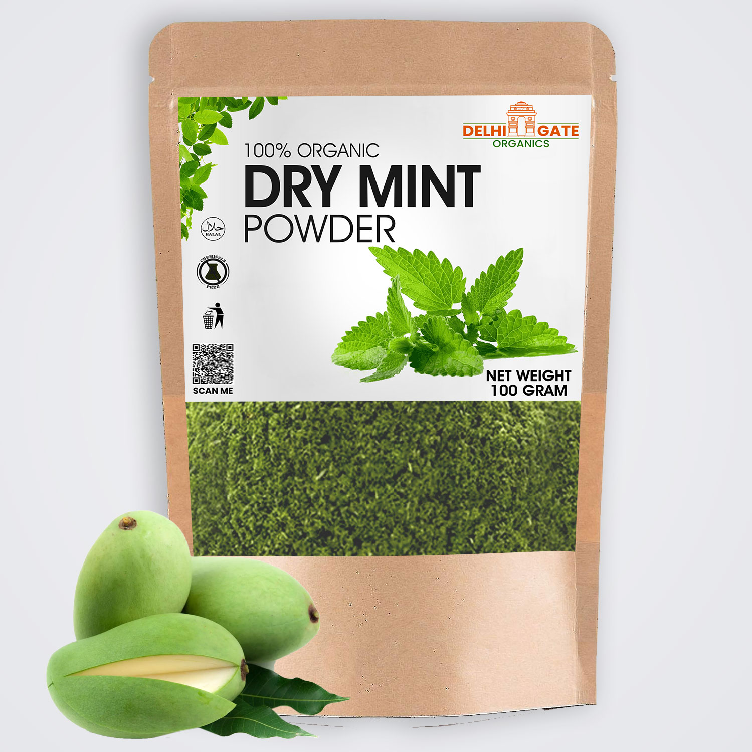 Mint Powder | Wild Mint Leaves Powder | Pahari Podina Powder 100 Grams ...