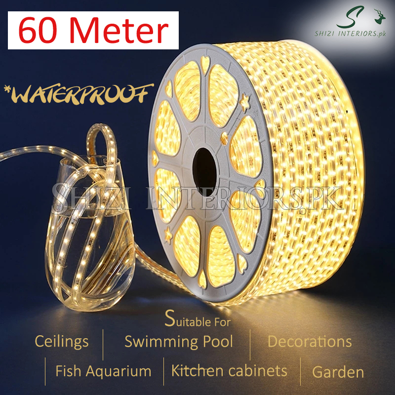 Shizi 5 Meter to 70 Meter Led Strip Rope light One Color Waterproof ...
