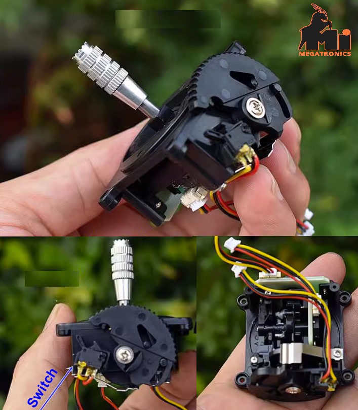 RC remote joystick UAV Left side remote control handle with switch ...