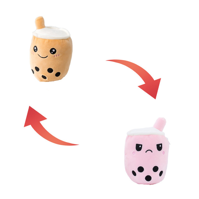 Bubble Tea Pillow Plush Toy Stuff Animal Cute Food Plush Cup Milk Tea ...