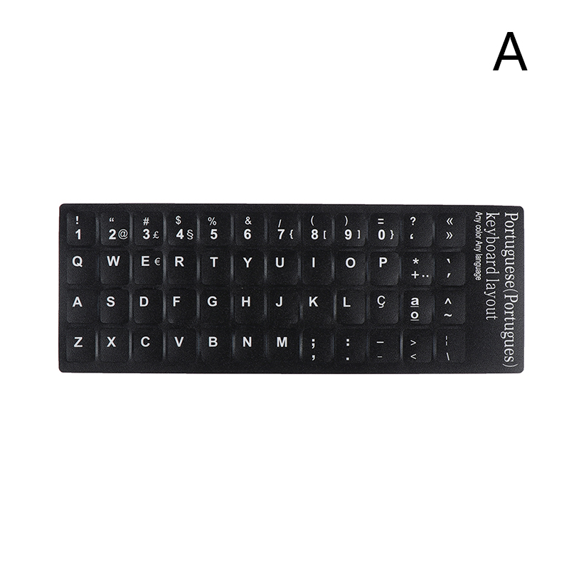 Waterproof Laptop Keyboard Stickers Spanish/French Korean/Thai Keyboard ...