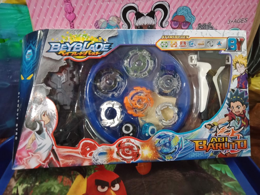 Beyblade Burst 4 Metal Tops With Stadium and Hand Launcher | Daraz.pk
