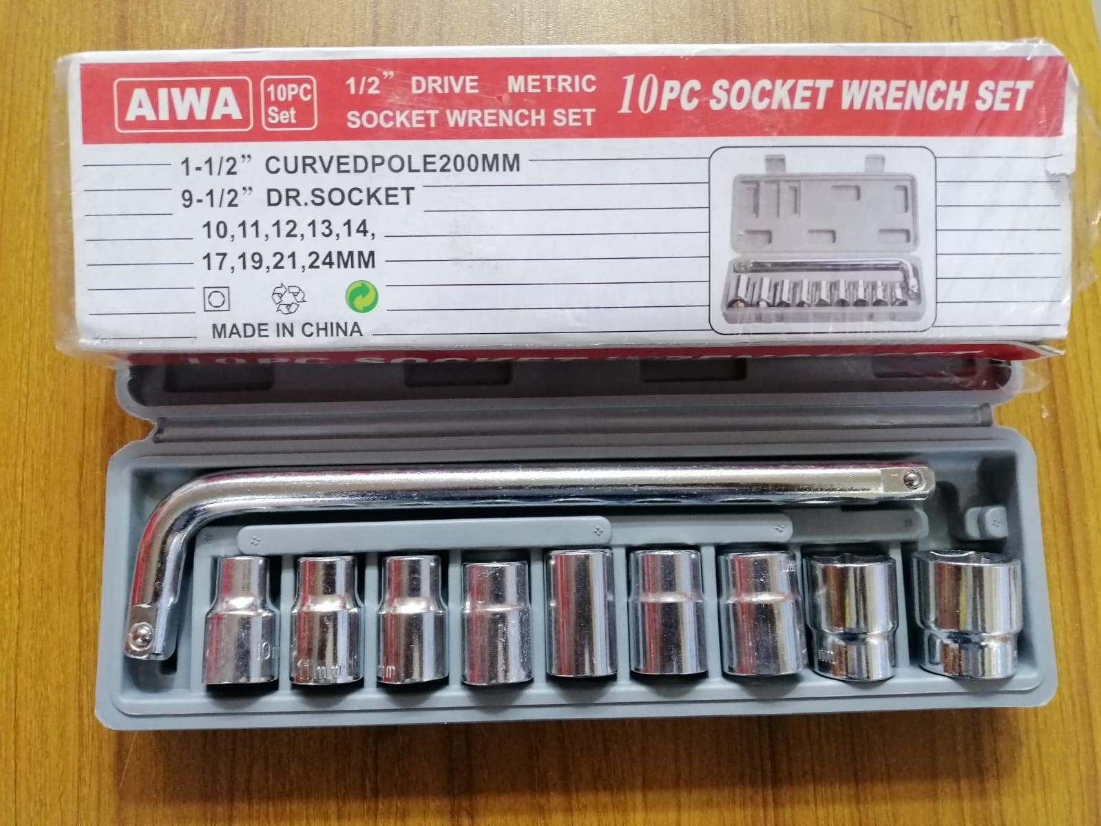 Original Aiwa 10 Piece Socket Wrench Set | Daraz.pk