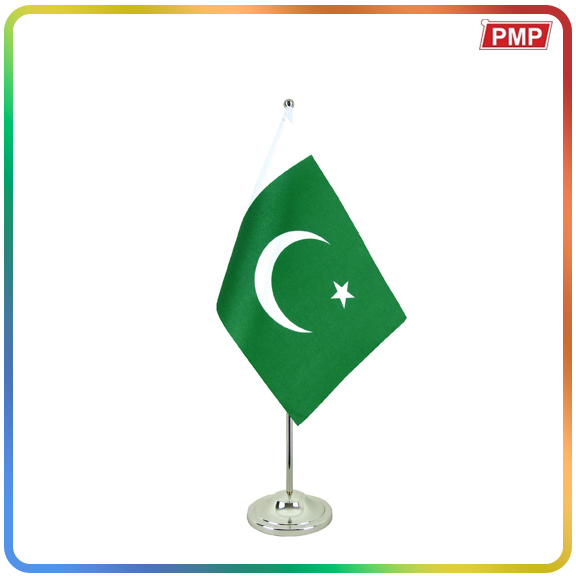 VIP Pakistan Table Flag Stand with Marble Base & Metal Hanger - Best ...