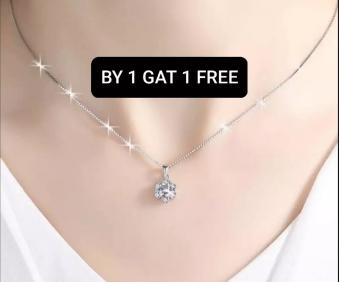 Pendants with chain for girls orignal silver | Daraz.pk