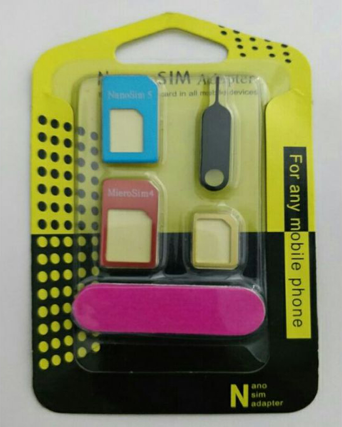 Mobile accessories 5 in 1 Sim Jacket for mobile sim exchange | Daraz.pk