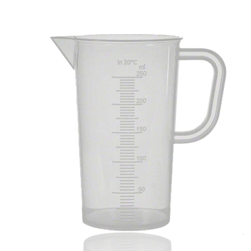 Herbology 250 ML Measuring Jug Polypropylene for Liquid Measure Jug Cup ...