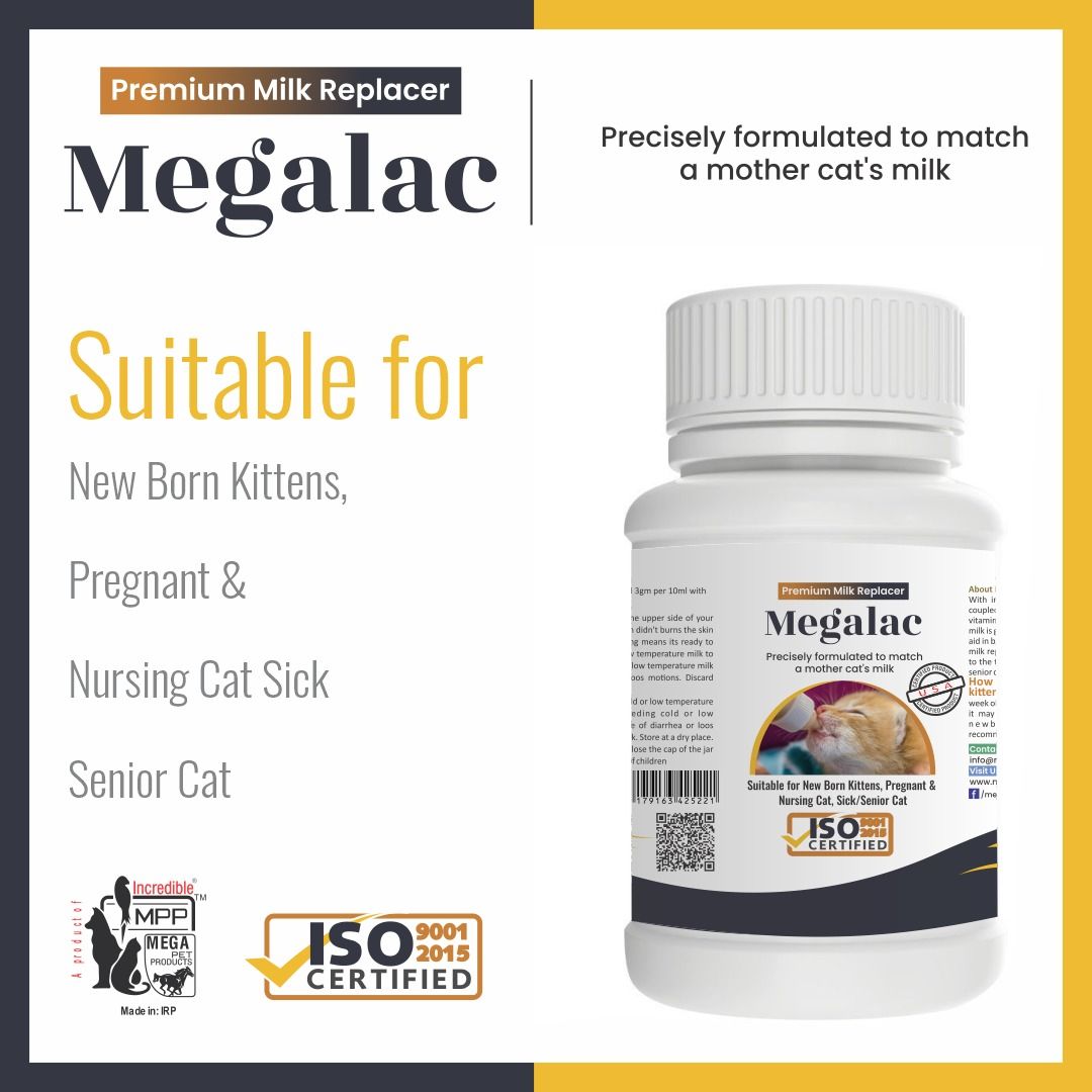 MEGALAC premium milk replacer for KITTTENS | Daraz.pk