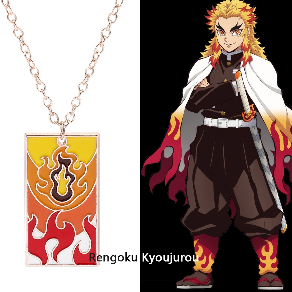 【The road to happiness Store】Anime Demon Slayer Necklace no Yaiba ...