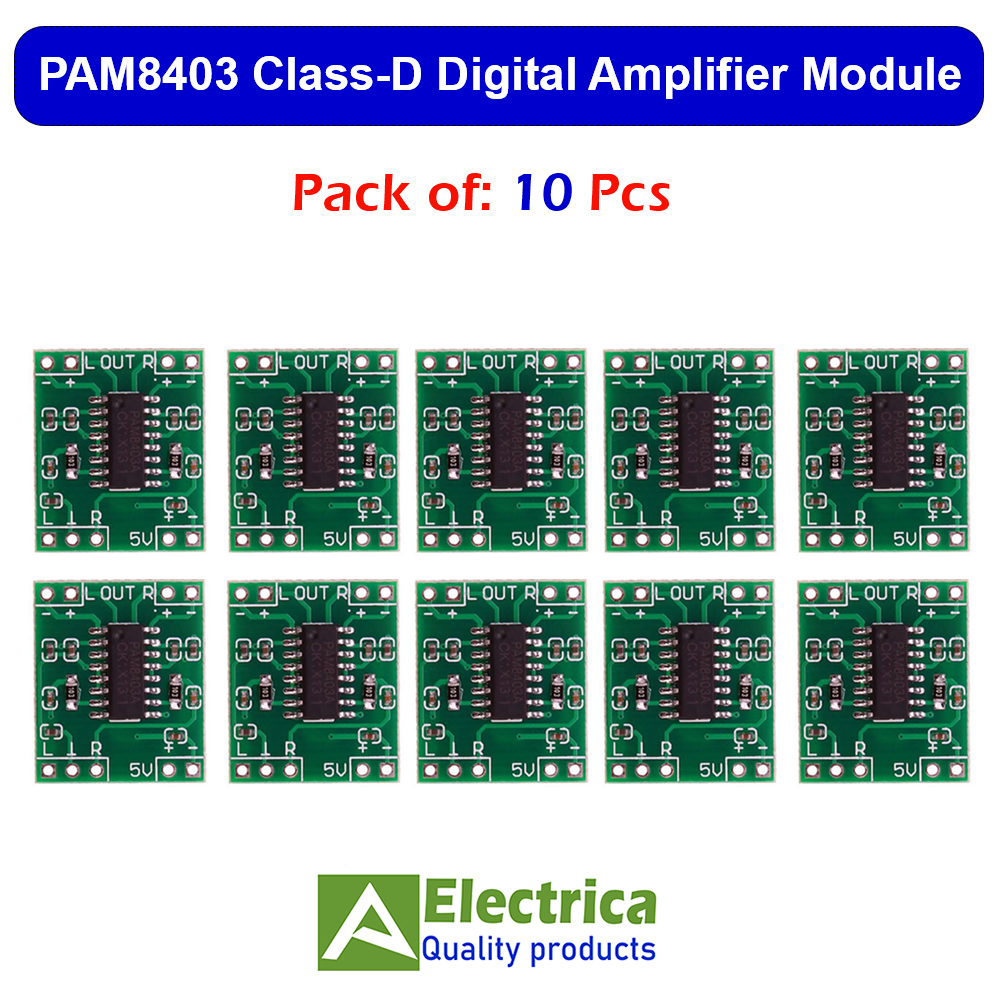 3/5/10 pcs PAM8403 Class D 6 Watt(2x3) Digital Stereo Audio Amplifier ...