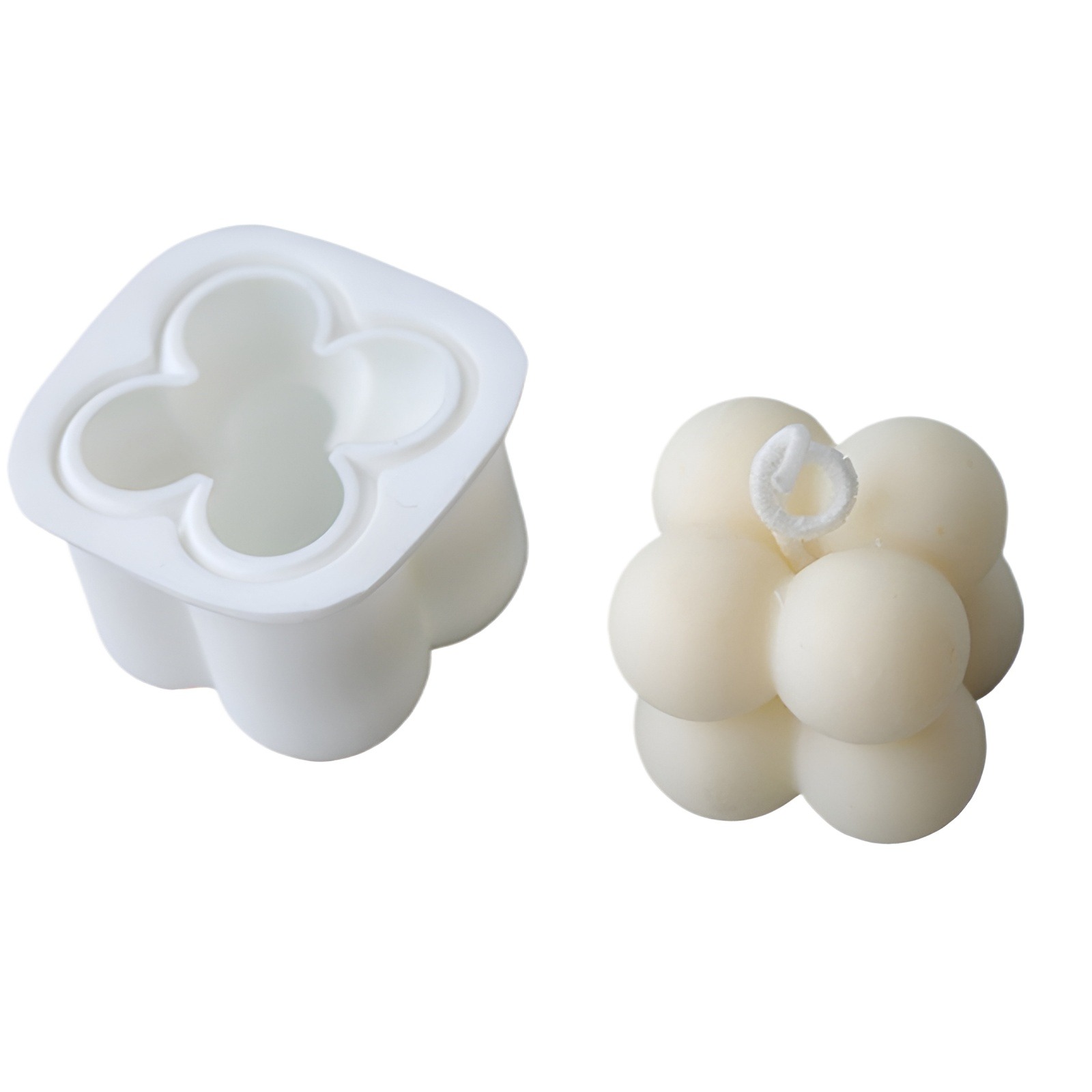 Buy One Get Free One Cube Candle Mold/ Bubble Candle Mould /3D Bubble ...