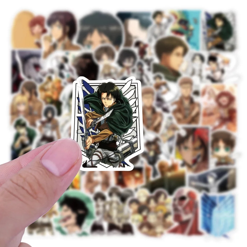 Attack on titan Stickers 10/25/50 pcs stickers | Daraz.pk